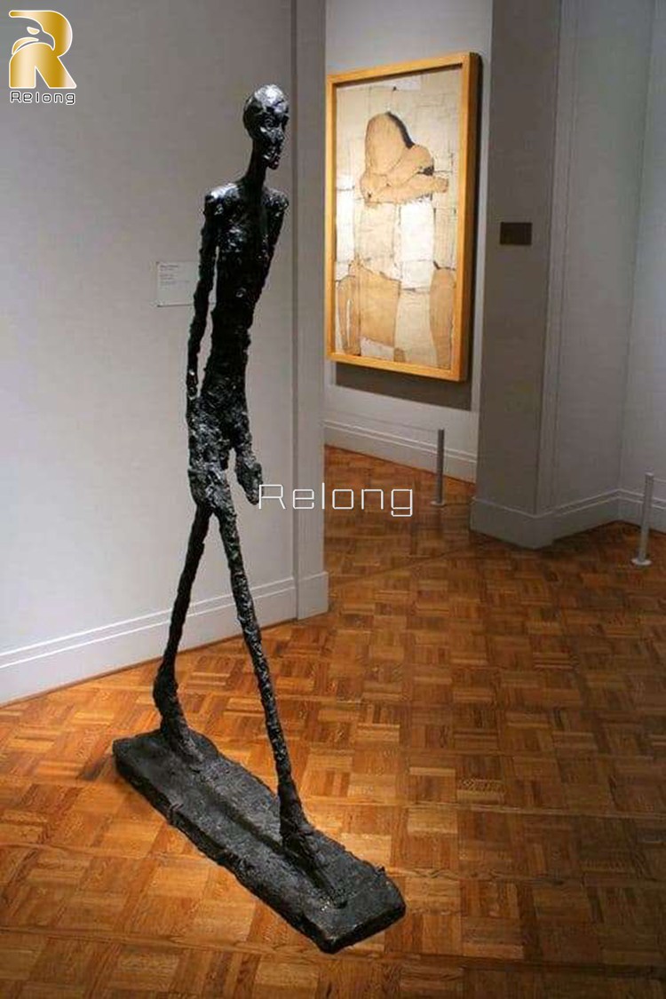 The Walking Man I Sculpture Bronze Replica - Relong Art Sculpture