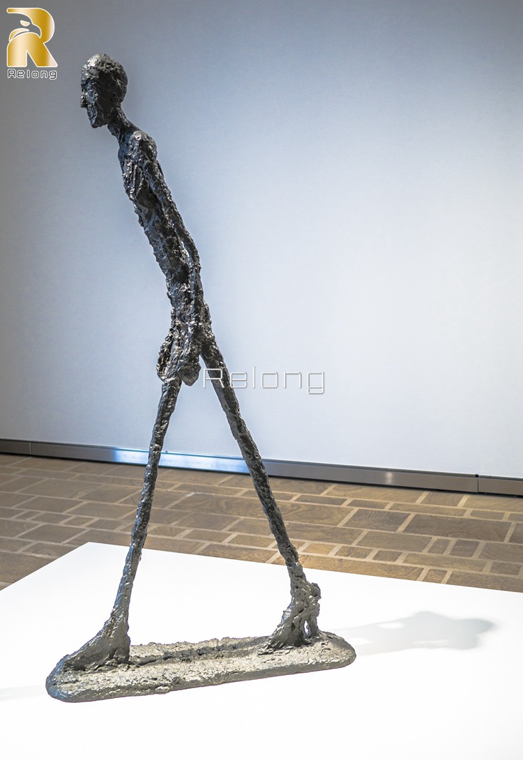The Walking Man I Sculpture Bronze Replica - Relong Art Sculpture
