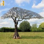 Large Stainless Steel Tree Sculpture - Relong Art Sculpture