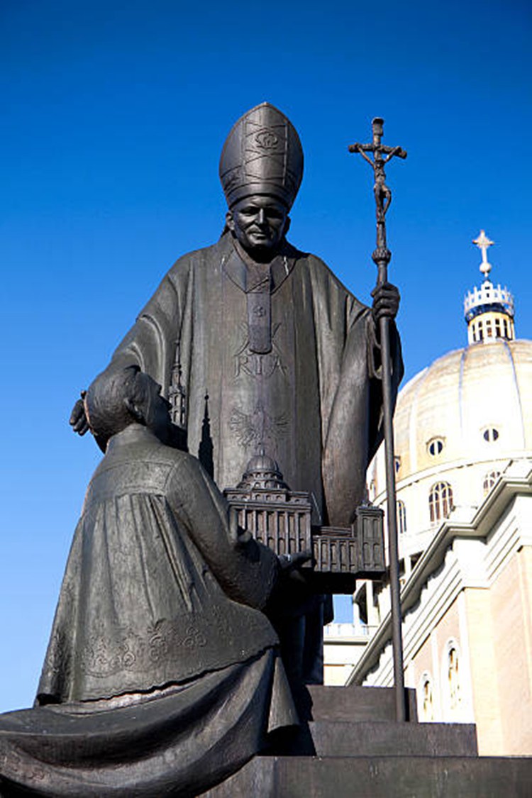 Bronze St. John Paul II Pope Statue - Relong Art Sculpture