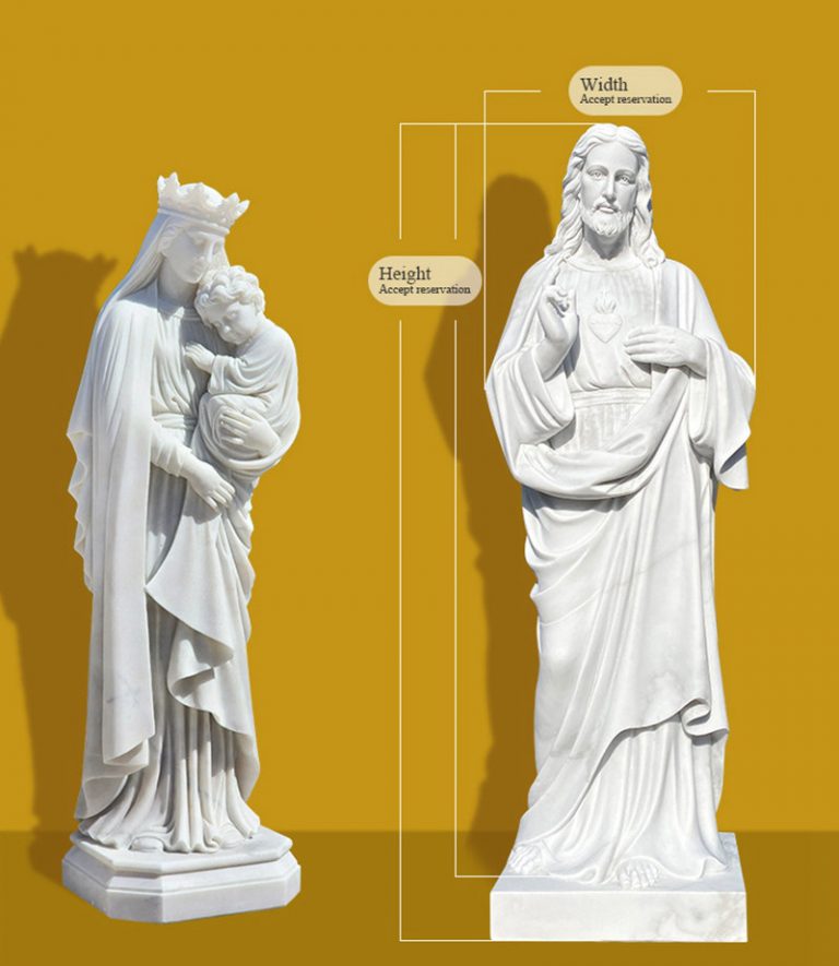 Marble 14 Stations of the Cross Statues - Relong Art Sculpture