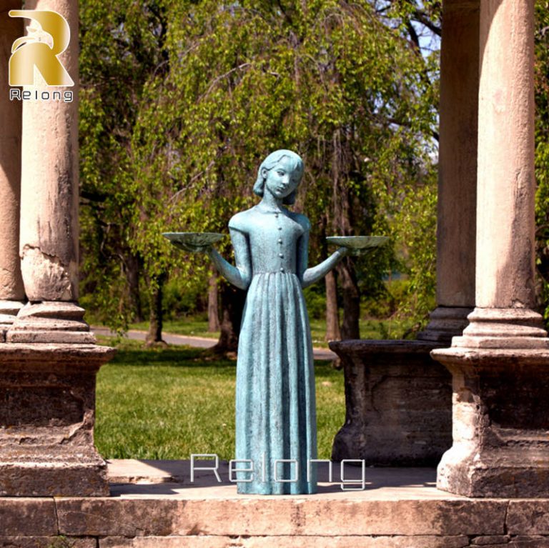 Savannah Bird Girl Bronze Statue Replica for Sale - Relong Art Sculpture