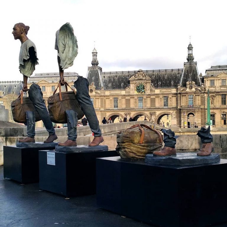 Bronze Bruno Catalano Travelers Sculpture Replica for Sale - Relong Art ...
