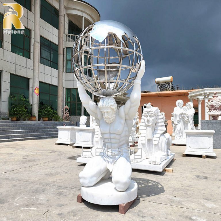 Life Size Marble Farnese Atlas Statue - Relong Art Sculpture