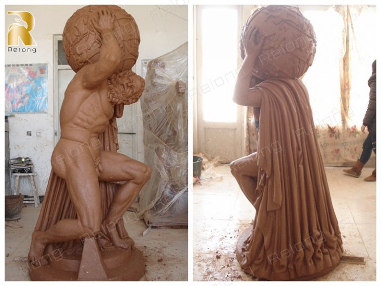 Life Size Marble Farnese Atlas Statue - Relong Art Sculpture