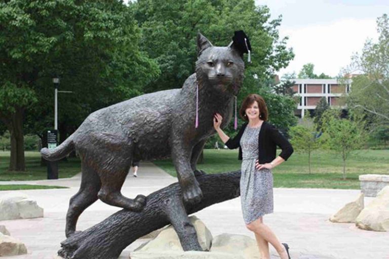 Large Bronze Mascot Wildcat Statue for Sale - Relong Art Sculpture
