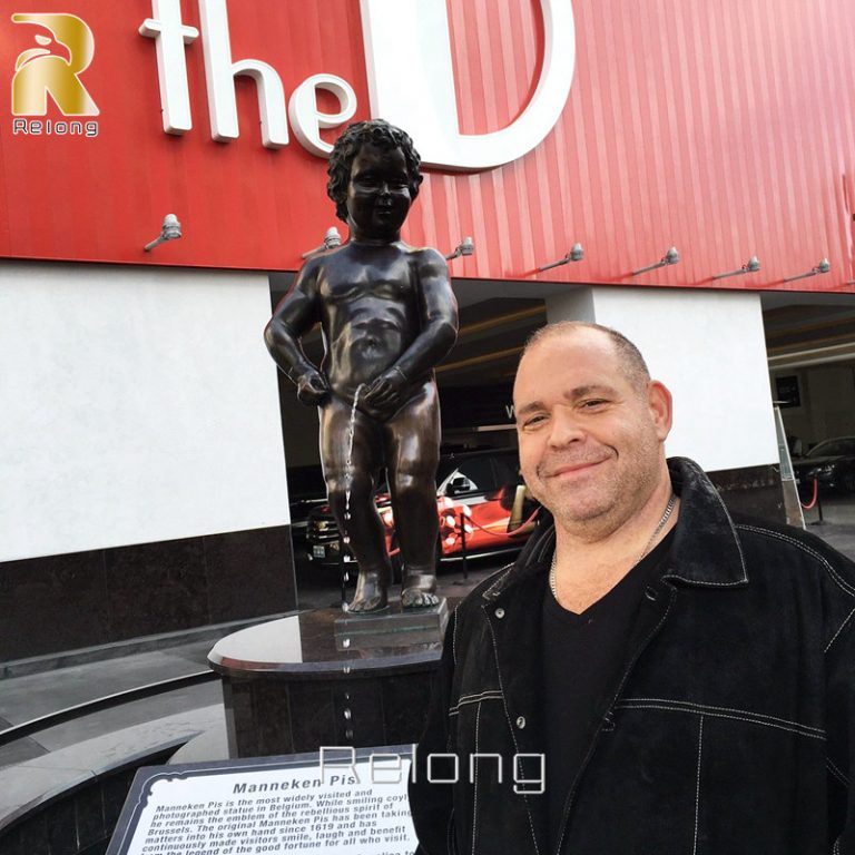 Mannekin Pis Bronze Boy Peeing Statue for Sale - Relong Art Sculpture