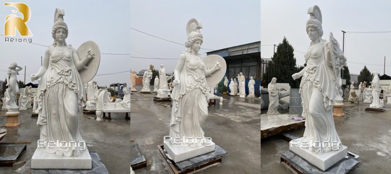 Marble Famous Athena Goddess Statue for Sale - Relong Art Sculpture
