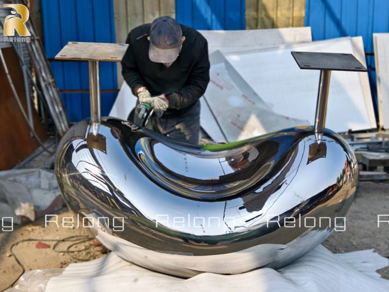 Stainless Steel Cloud Gate Sculpture Replica - Relong Art Sculpture
